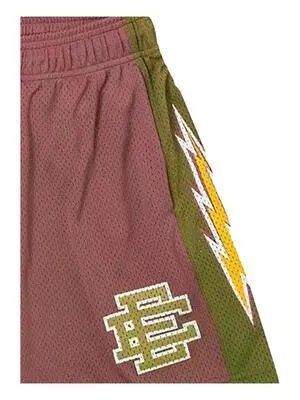 ERIC EMANUEL Logo-print Mesh Shorts - Pink