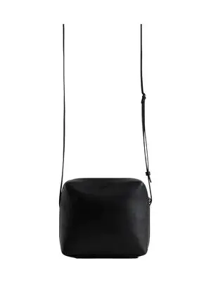 YU MEI Kaye Leather Cross Body Bag - Black