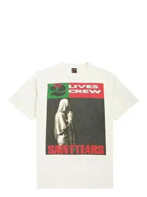 SAINT MXXXXXX Denim Tears Graphic-print T-shirt - Neutrals