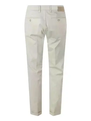 RE-HASH Turn-up Chino Trousers - Neutrals