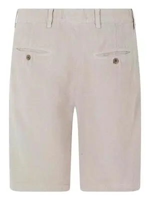 MYTHS Textured Bermuda Shorts - Neutrals