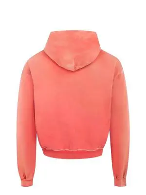 MAISON MARGIELA Faded Zip-up Hoodie - Red
