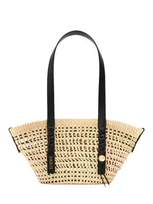 Loewe Braided Basket Tote Bag - Neutrals