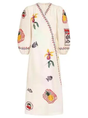 MARIE OLIVER Everette Maxi Dress - White
