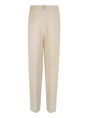 Fabiana Filippi Pleated Trousers With Monili Detail - Neutrals