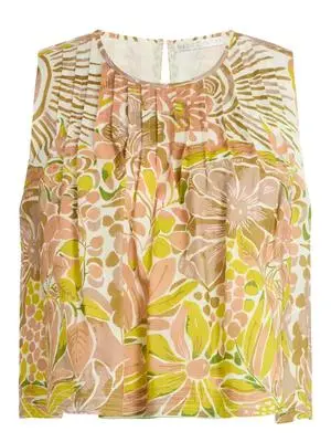 MARIE OLIVER Leta Sleeveless Top - Neutrals