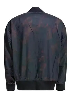 BEAMS Tie-dye Zip-up Bomber Jacket - Blue