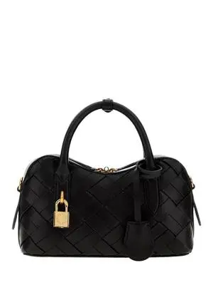 Stella McCartney Ryder Woven Shoulder Bag - Black