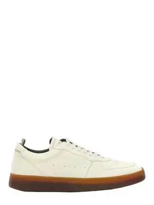 Officine Creative Officine Creative Asset 001 Lace-Up Leather Sneakers White