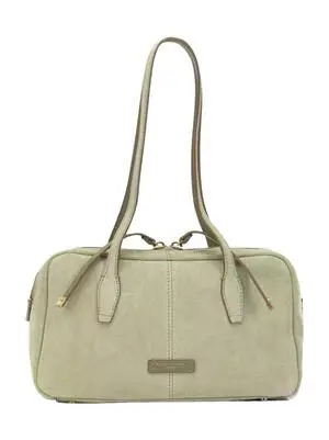 GIANNI CHIARINI Aryna Suede Zip-top Tote Bag - Green