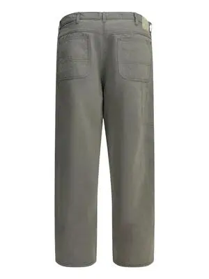 BEAMS Straight-leg Cotton Workwear Trousers - Grey