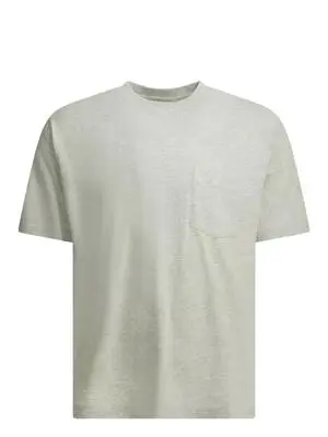 BEAMS Chest-pocket Cotton T-shirt - Grey