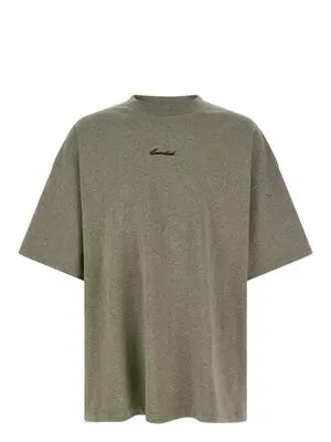 Fear Of God Signature 90s Logo-embroidered Cotton T-shirt - Grey
