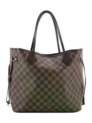 LOUIS VUITTON Neverfull Damier Mm Tote Bag - Brown