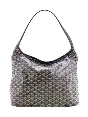 Goyard Boheme" Coated Canvas Hobo Bag - Black