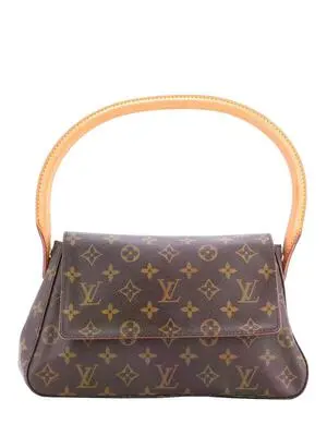 LOUIS VUITTON Monogram Canvas Mini Satchel - Brown