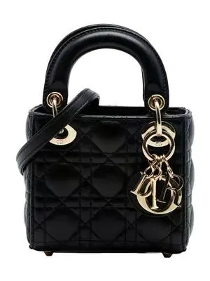 Dior Christian Dior Lady Dior Satchel Black