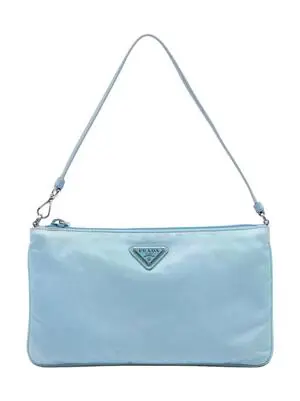 Prada Tessuto Pochette Shoulder Bag - Blue