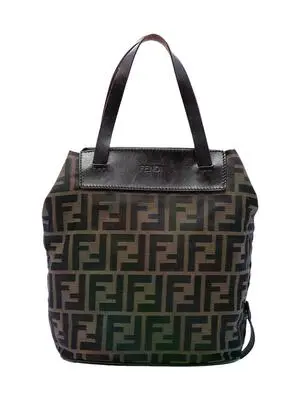 Fendi 20th Century Zucca Canvas Bucket Bag - Brown
