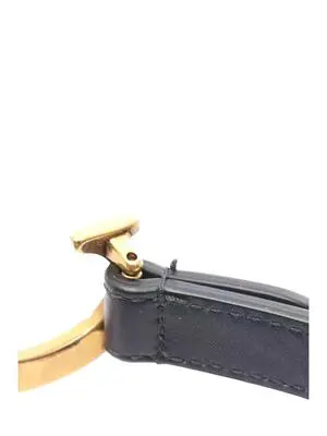 Dior Canvas Oblique Saddle Satchel - Blue
