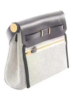 Hermès Herbag Zip 20 Crossbody Bag - Grey