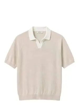 GRAN SASSO Raglan-sleeve Polo Shirt - Neutrals