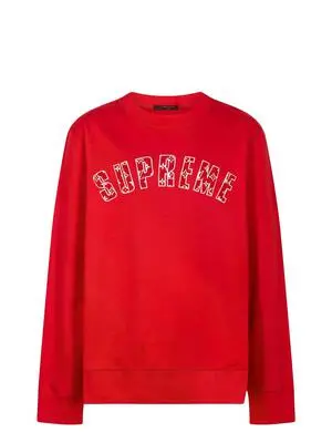 Supreme X Louis Vuitton Arc Logo Sweatshirt - Red