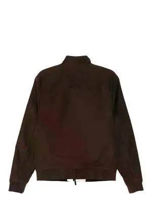 JAMES PERSE Moleskin Zip-up Jacket - Brown