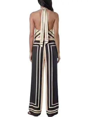 NICHOLAS Skye Halterneck Top - Neutrals