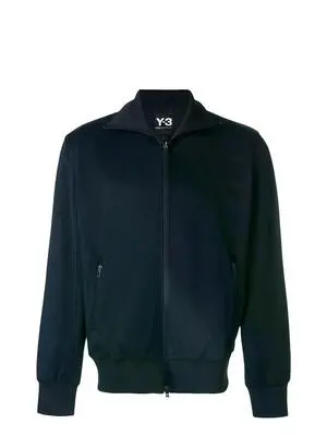 Y3 Logo Printed Zipped Sweatshirt - Blue