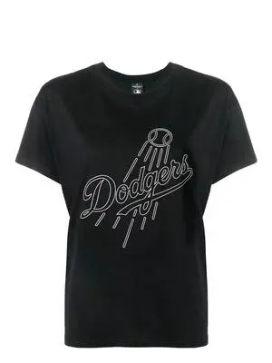 COUNTY OF MILAN Dodgers Slogan T-shirt - Black