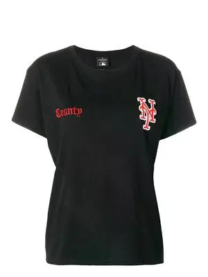 COUNTY OF MILAN Crew Neck T-shirt - Black