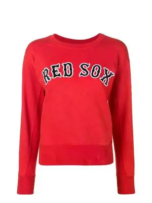 COUNTY OF MILAN Marcelo Burlon X Mlb Sox Embroidered Sweatshirt - Red