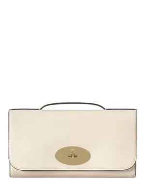 Mulberry Leather Lily Clutch Bag - Neutral