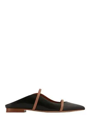 MALONE SOULIERS Leather Maureen Mules - Black