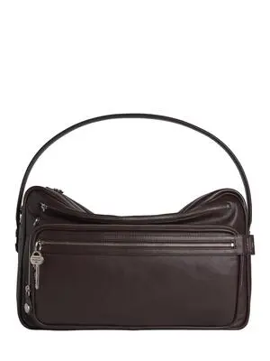 Acne Studios Leather Camero Party Shoulder Bag - Brown