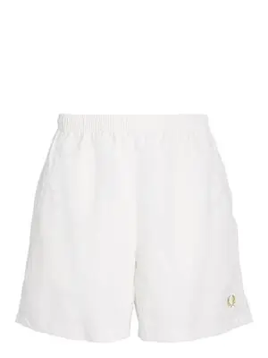 Fred Perry Embroidered Logo Tennis Shorts - White