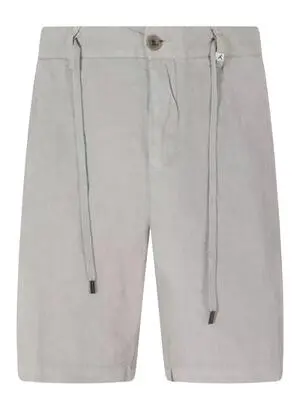 MYTHS Drawstring Waist Shorts - Grey