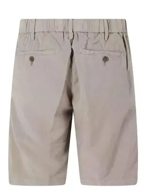 MYTHS Elasticated Drawstring Shorts - Neutrals