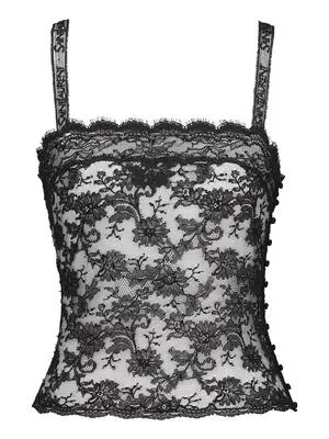 Saint Laurent Lace Camisole - Noir
