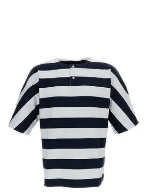 JACQUEMUS Breton-striped T-shirt