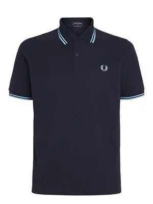 Fred Perry Twin Tipped Polo Shirt - Navy