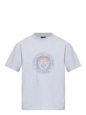 BALENCIAGA Standard Tee Light Heather Grey
