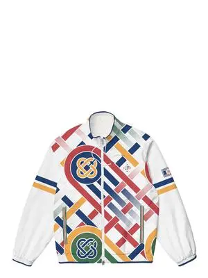 Casablanca Printed Polyester Track Jacket - Multicolor