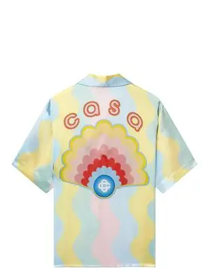 Casablanca Casa Shell Wave Silk Shirt - Multicolor