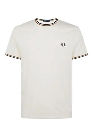 Fred Perry Twin Tipped T-shirt - Brown