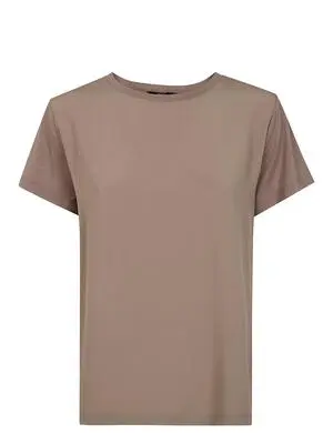 Seventy Cotton T-shirt With Printed Logo - Brown