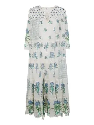 UPAVITA Midi Dress - Blue