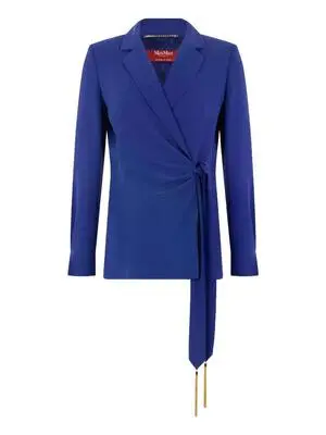 Max Mara Royal Wrap Jacket - Blue