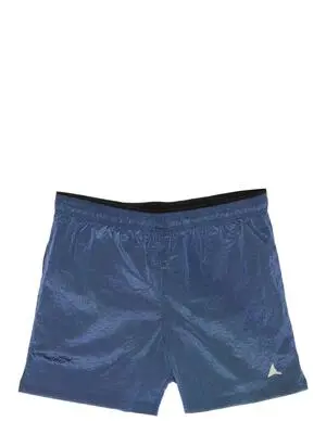 ROA Helder Logo-print Shorts - Blue